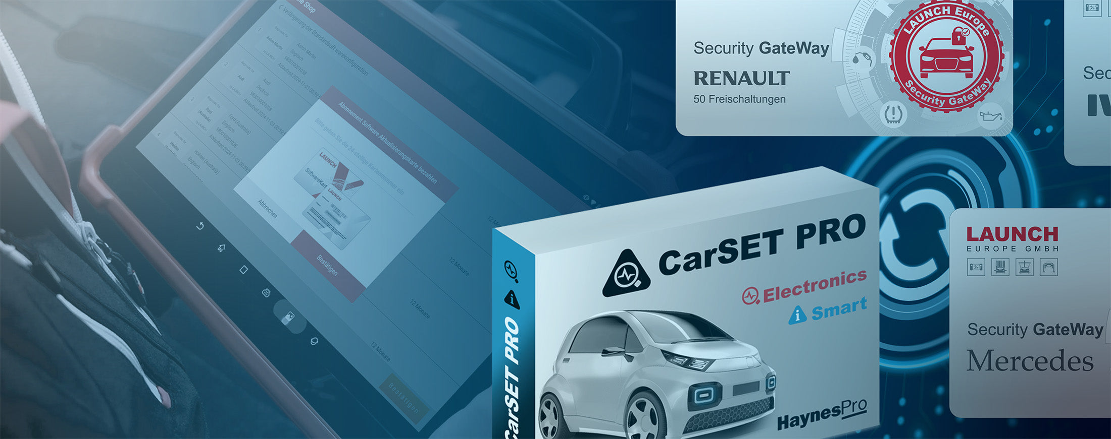 Digital Services & Software-Updates – LAUNCH Europe Shop