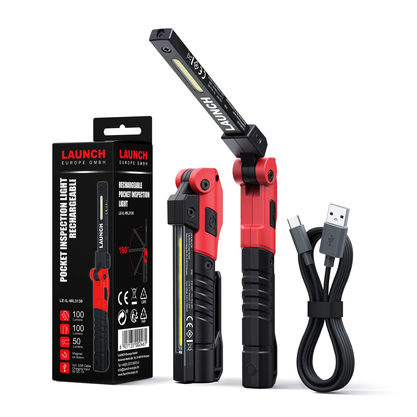 WL3130 LED Flashlight – LAUNCH Europe Shop