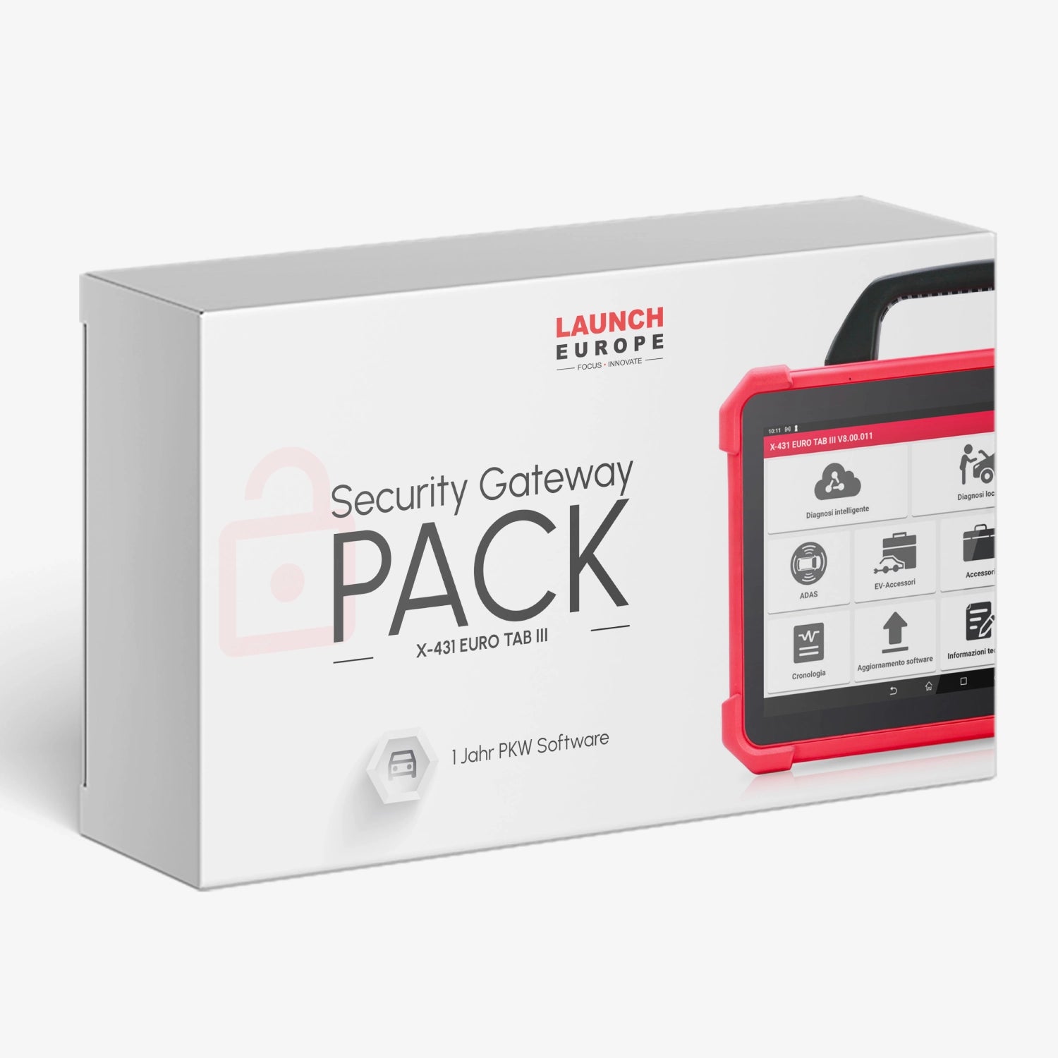 1 Jahr PKW Software & SGW Paket - EURO TAB III – LAUNCH Europe Shop